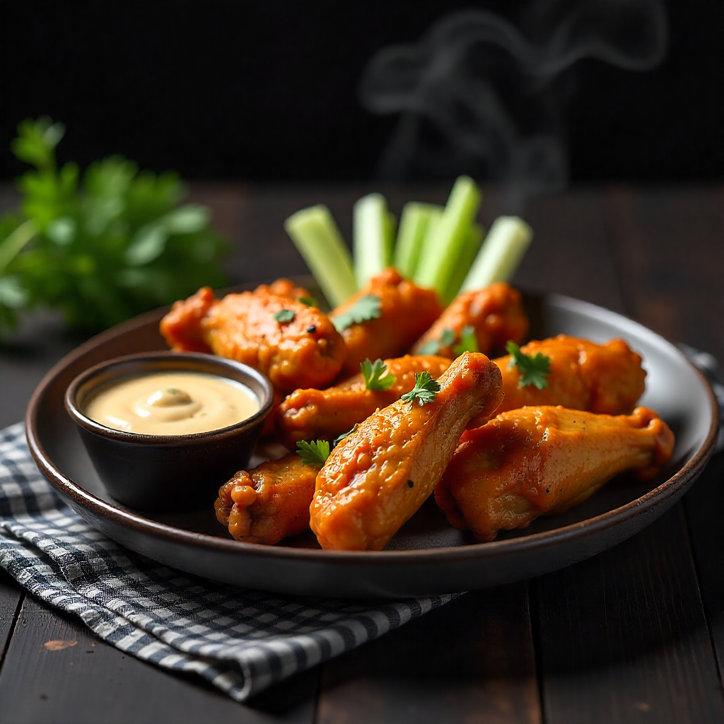 Crispy Oven-Baked Chicken Wings Recipe for Dinner | Tofahaa - Quick ...